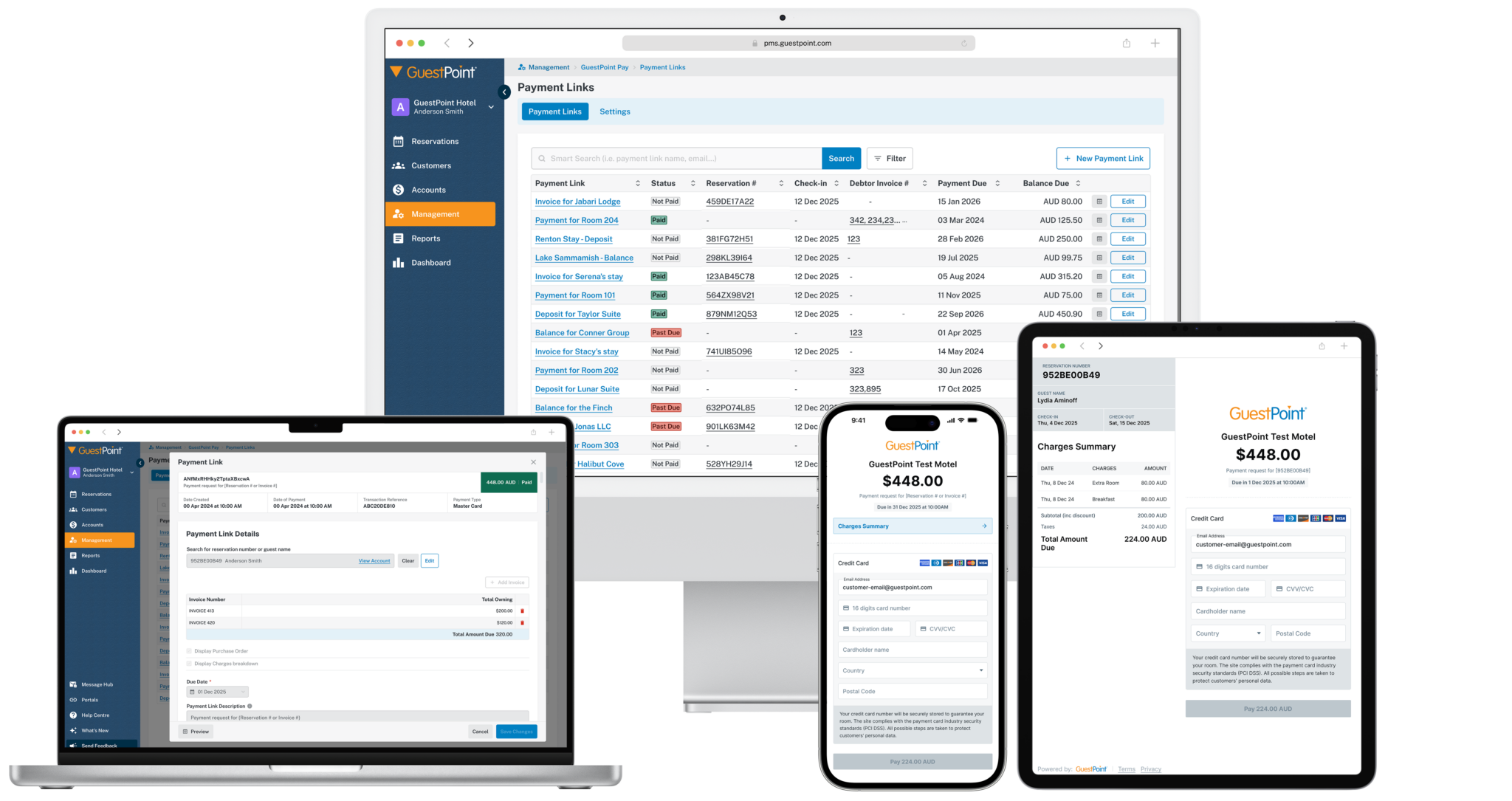 Property Management Payment Processing | Hotel Payment System